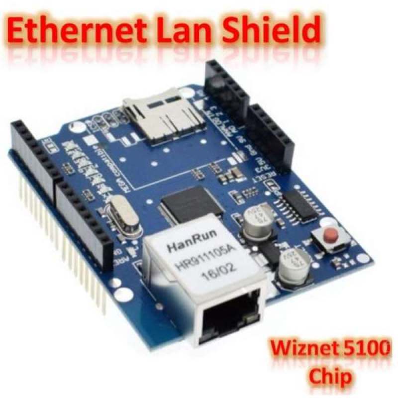 Jual Ethernet Shield W5100 for Arduino Uno Mega 2560 di Seller Mainar Store - Lebak Bulus, Kota ...