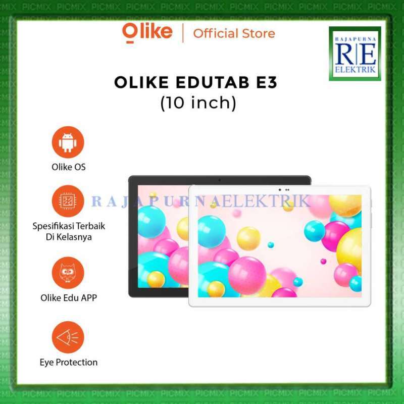 Jual Olike Edutab E3 10 Inch - 13mp Rear Camera - Android 11 Original ...