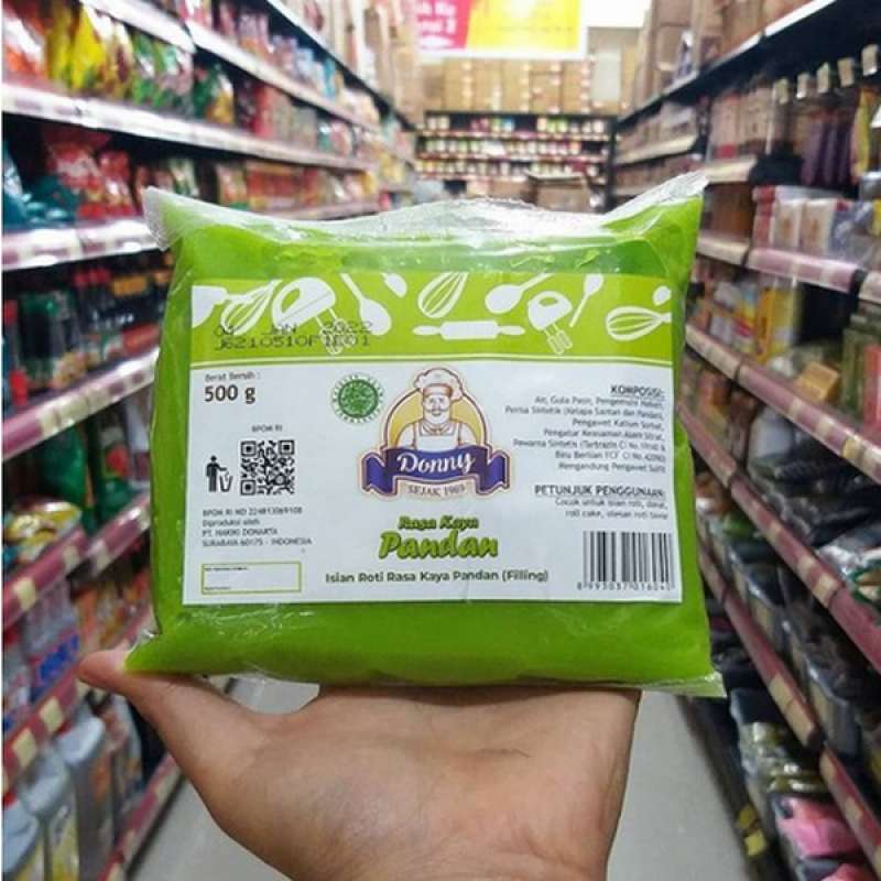 Jual 500 Gram - 1/2 Kg - Donny Rasa Kaya Pandan Isian Roti Fillling ...