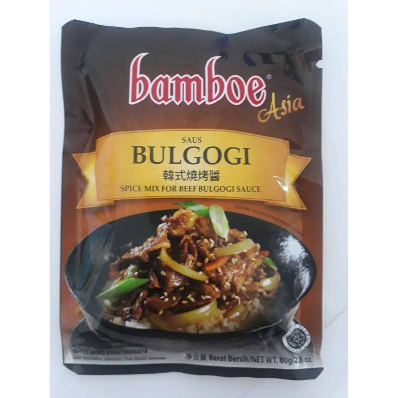 Jual Bamboe Saus Bulgogi 80 Gr Spice Mix For Beef Bulgogi Sauce Di ...