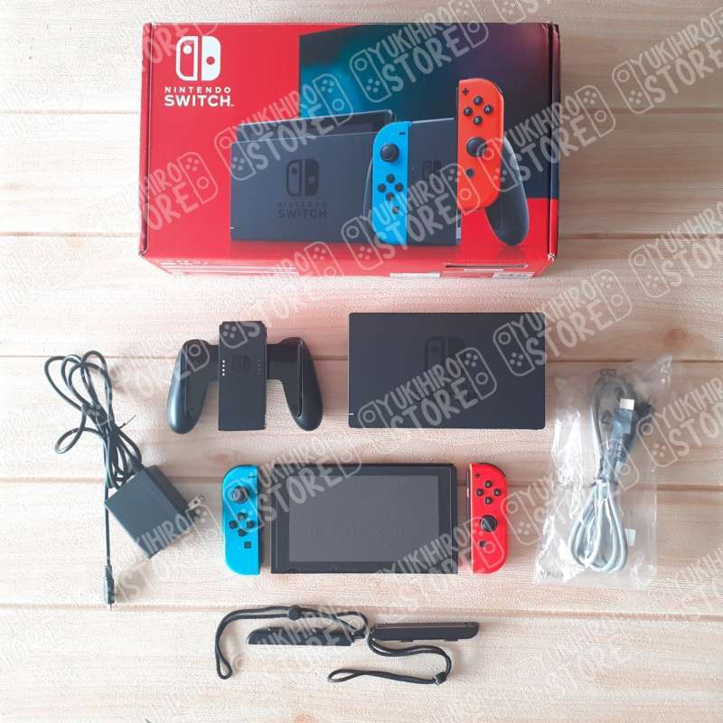 Jual Nintendo Switch V2 Neon Fullset di Seller Yukihiro Store ...