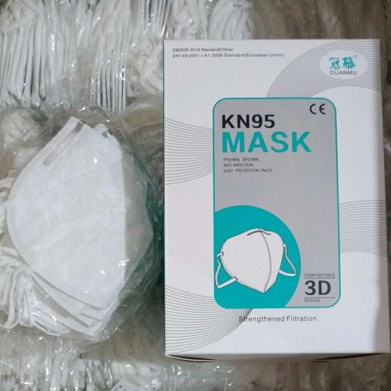 Promo Masker KN95 Putih isi 50pcs - Masker Kesehatan Diskon 10% di ...