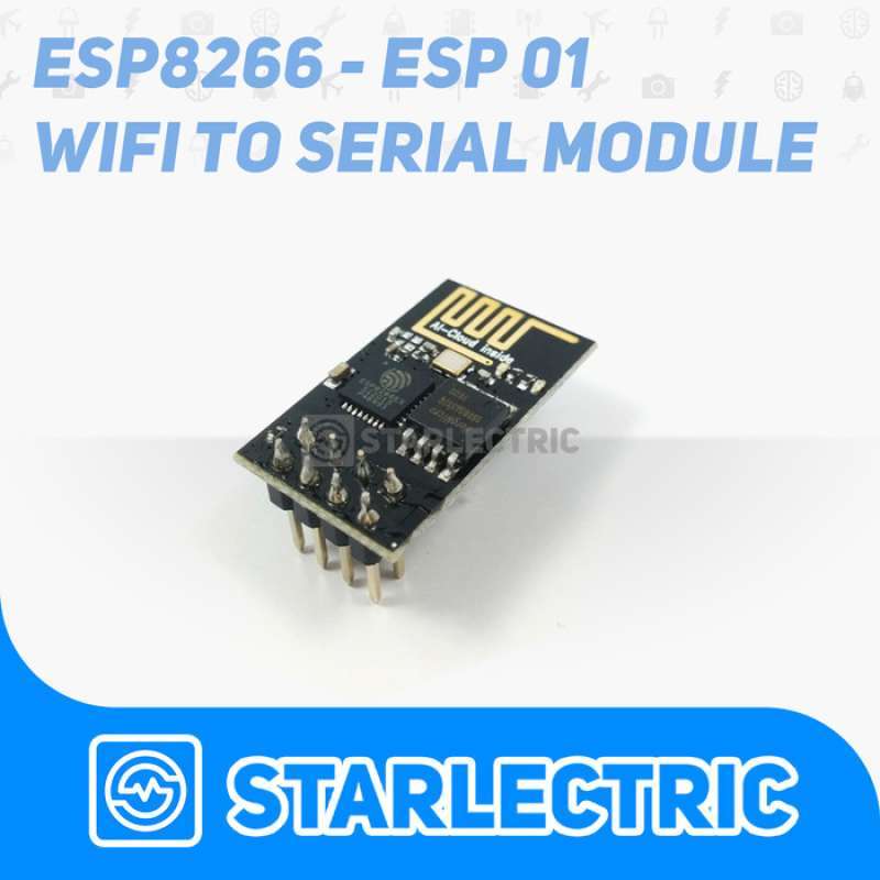 Jual ESP8266 ESP-01 ESP01 WIFI SERIAL MODULE di Seller CUPIT SHOP - | Blibli