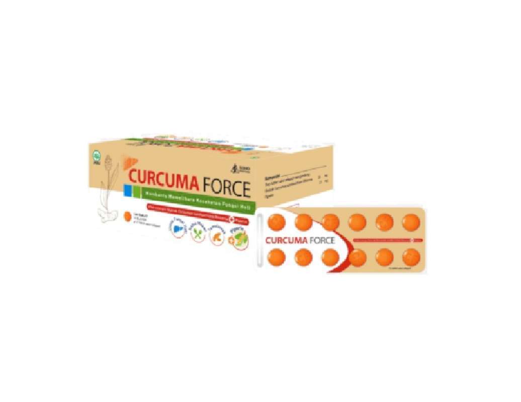 Jual CURCUMA FORCE Isi 12 Tablet Suplemen Untuk Membantu Memelihara ...