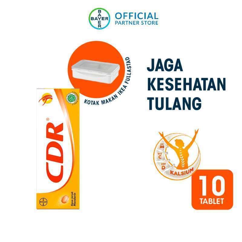 Jual FS-CDR 10 tablet Rasa Jeruk & Kotak Makan Fullastad 1pcs di Seller ...