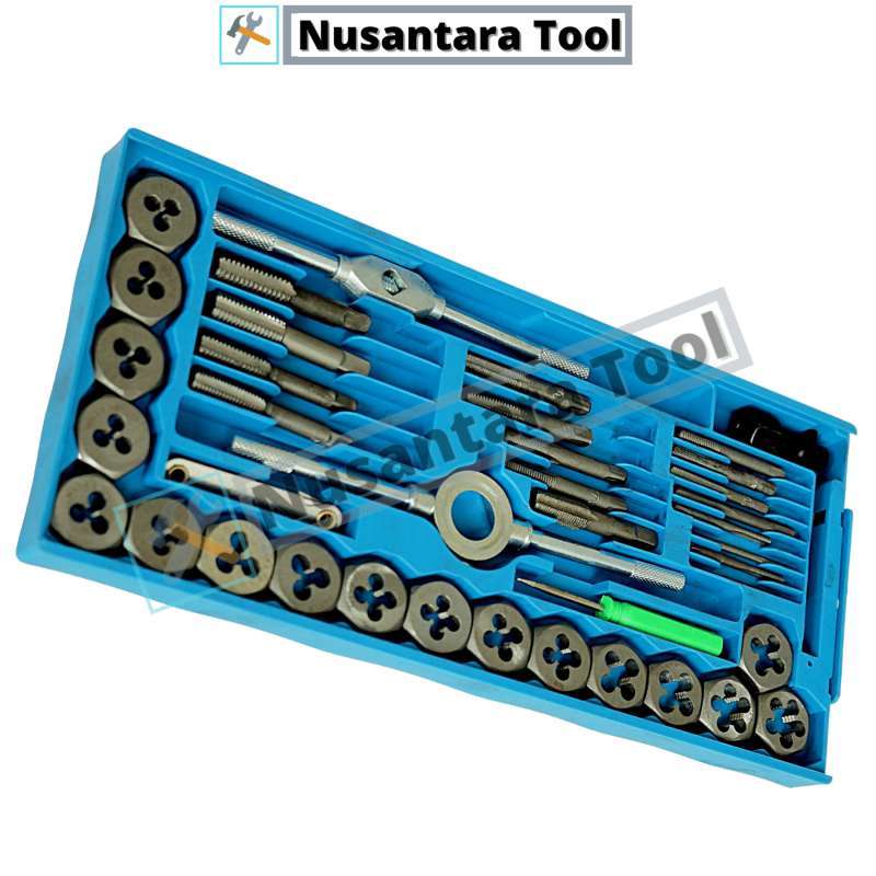 Promo Tap Snei Set 40pcs Zeki /alat Pembuat Drat Baut Dan Mur Drat ...