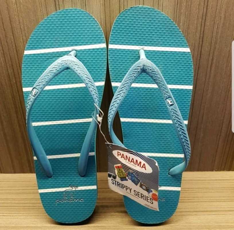Jual Sandal Panama / Sandal Jepit Wanita Strippy Series Hijau Garis Di ...