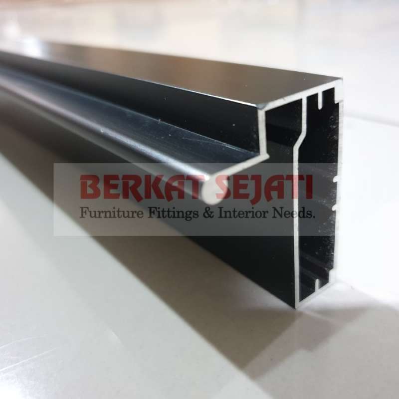 Jual BEST PROMO Profil Handle Frame Kaca Lemari Kitchen Set Aluminium ...