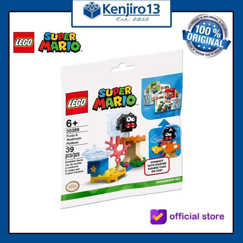 Jual Lego Polybag Super Mario Fuzzy & Mushroom Platform (30389) Di ...