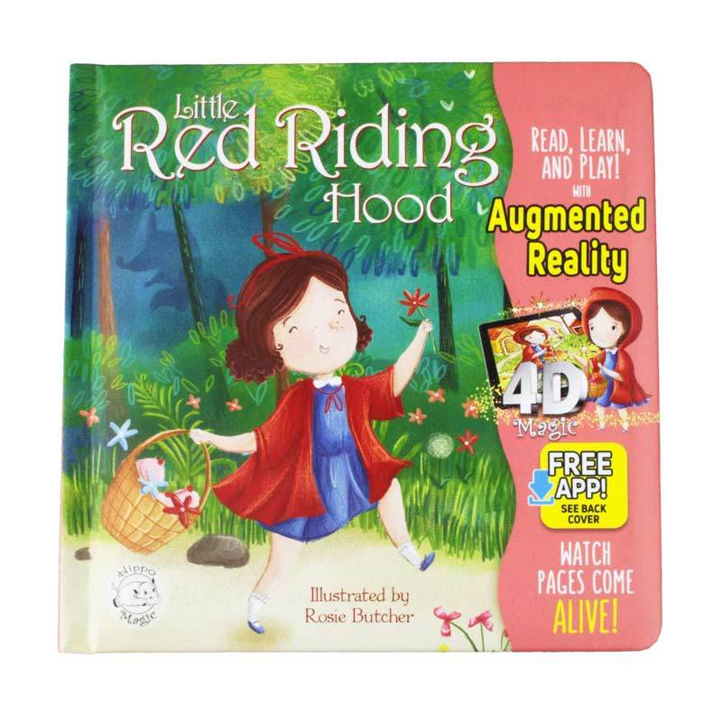 Promo HIPPO 3D Magic Kids Story Book Little Red Riding Hood Augmented ...