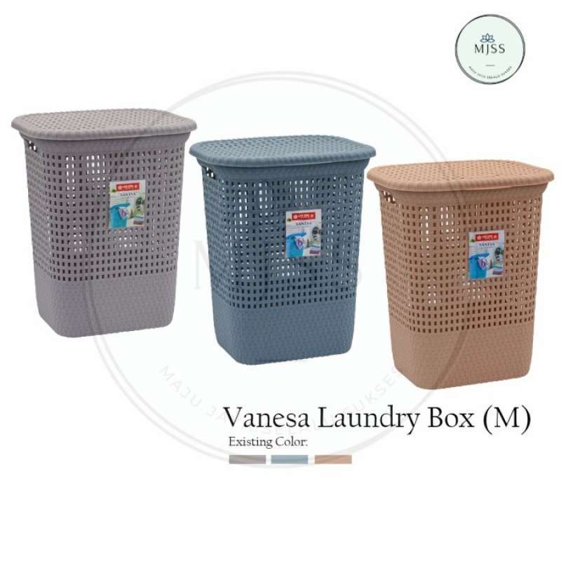 Jual RECOMMEND Vanesa Laundry Box M / Laundry Box / Kotak Baju Kotor di ...