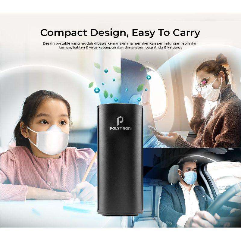Jual Polytron Airee Personal Air Purifier Hepa Filter H13 Uvc Lamp Pcp ...