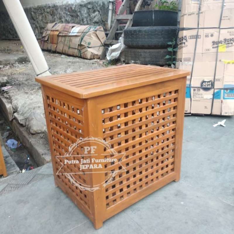Promo Box Laundry Kotak Peti Pakaian Kotor Kayu Jati Free Ongkir Diskon ...
