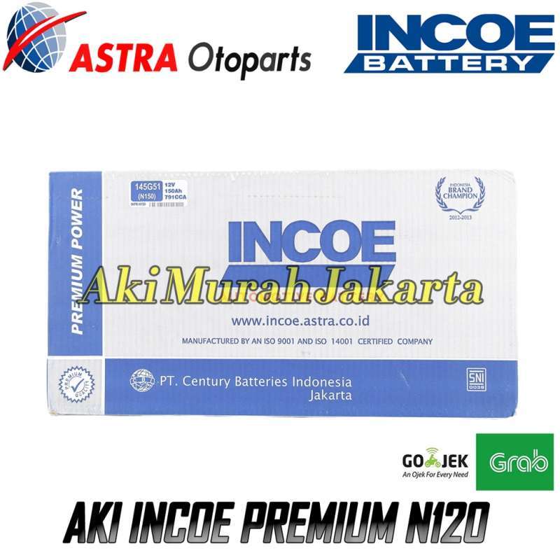 Jual AKI GENERATOR SET INCOE PREMIUM ASTRA N150 Aki Basah 12V / 150Ah ...