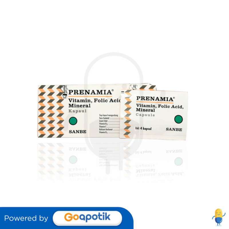 Promo PRENAMIA BOX ISI 25 STRIP Vitamin Multivitamin Folic Acid Asam ...