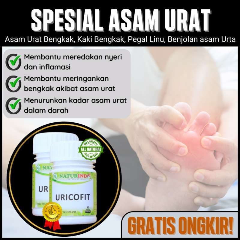 Promo URICOFIT - OBAT HERBAL ASAM URAT BENGKAK - NYERI SENDI - PEGAL ...