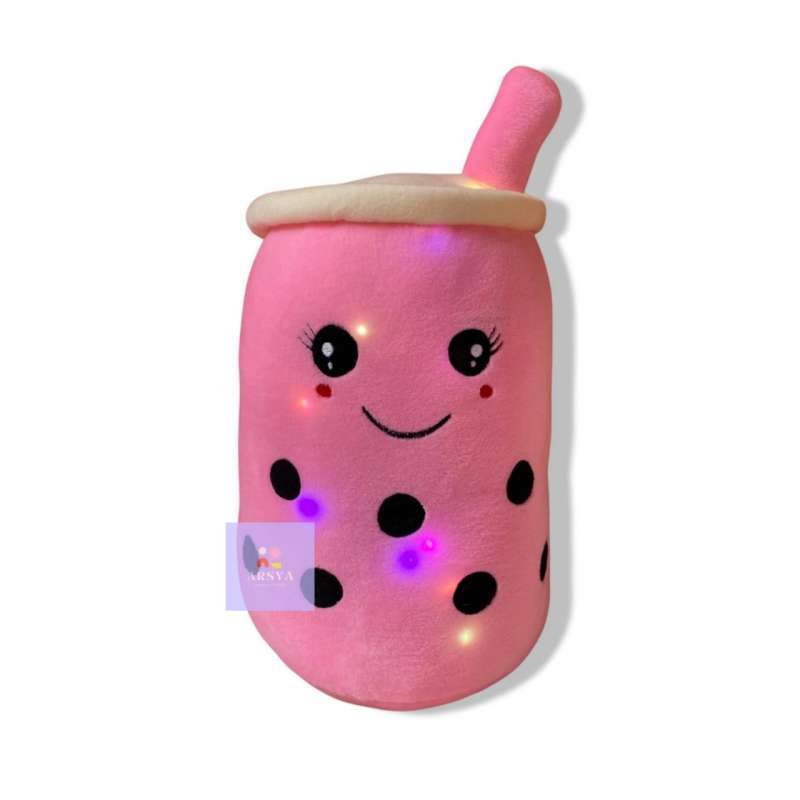 Promo Boneka Boba Lampu LED Kedip Ukuran L 30 CM - Pink Doger Diskon 22 ...