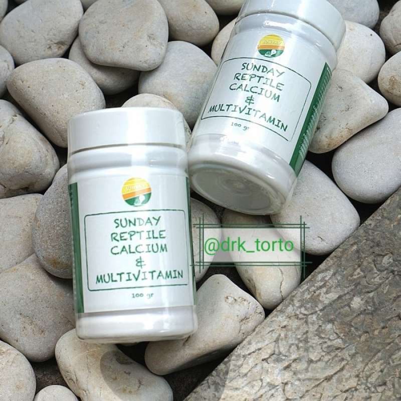 Jual Sunday reptile calcium & multivitamin / vitamin reptile / kalsium ...