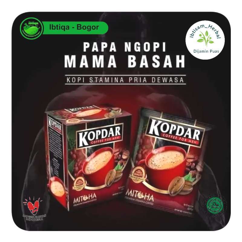 Promo Kopdar Instant Coffee Kopi Herbal Stamina Vitalitas Pria Original ...