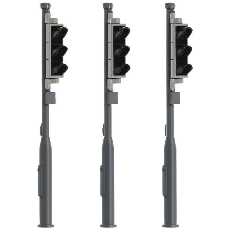 Jual 3Pcs Model Train Traffic Light LED Signal for Park Train Railway ...