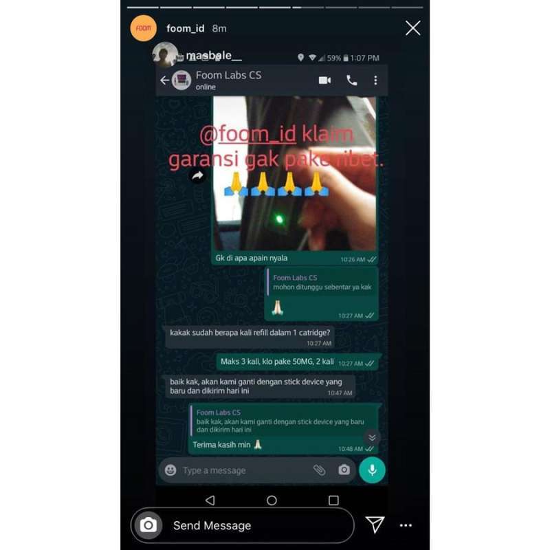 Jual Foom Stick Device 100% Authentic By Foom Lab - Foom Pod Stick Pod ...