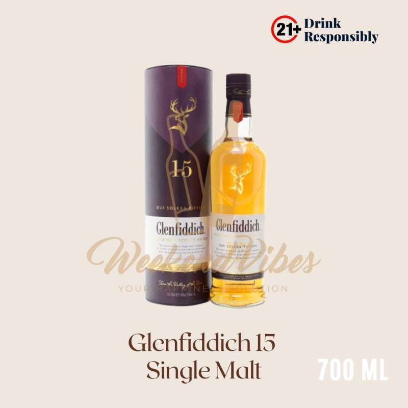 Jual Glenfiddich 15 Solera Oak Single Malt Scotch Whisky 700 Ml ...