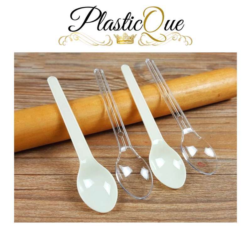 Jual Sendok Teh Besar Stg 11cm 11 Cm Isi 100 Pack Plastik Putih Susu ...