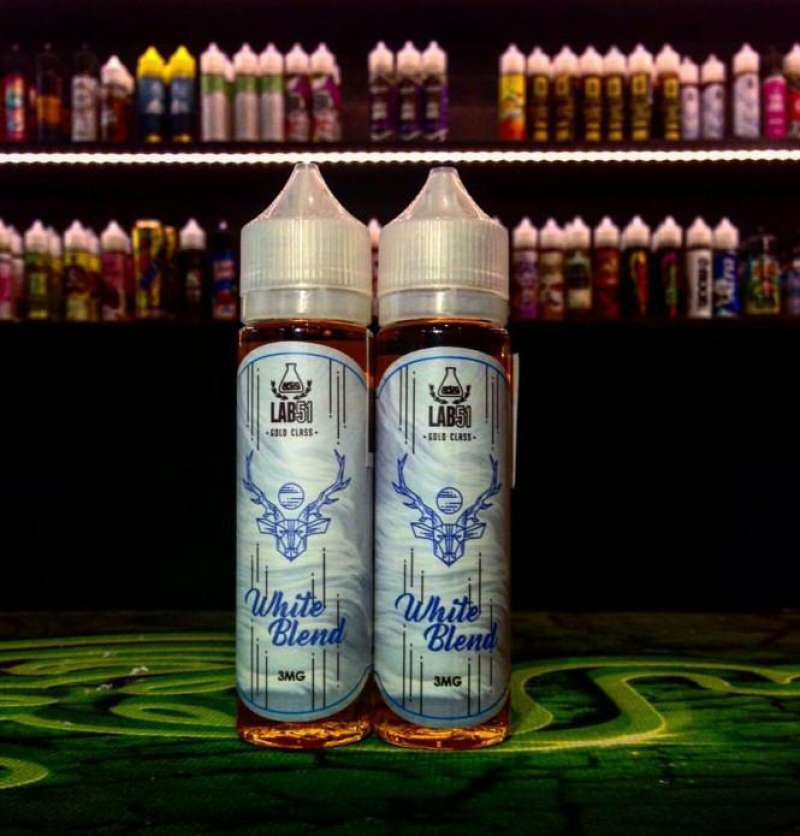 Jual Liquid Lab51 White Blend 60ml Gold Class Liquid Murah Jam Monster ...