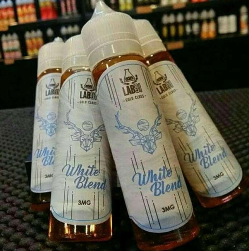 Jual Liquid Lab51 White Blend 60ml Gold Class Liquid Murah Jam Monster ...