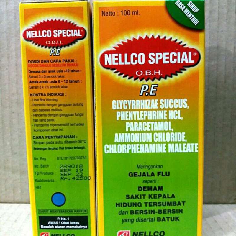 Jual OBH NELLCO SPESIAL PE 100ml,obat batuk di Seller Rani_pharma ...