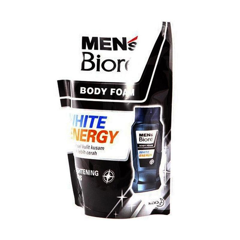 Promo MEN's Biore White Energy Body Foam [250mL/ Refill] Diskon 10% di ...