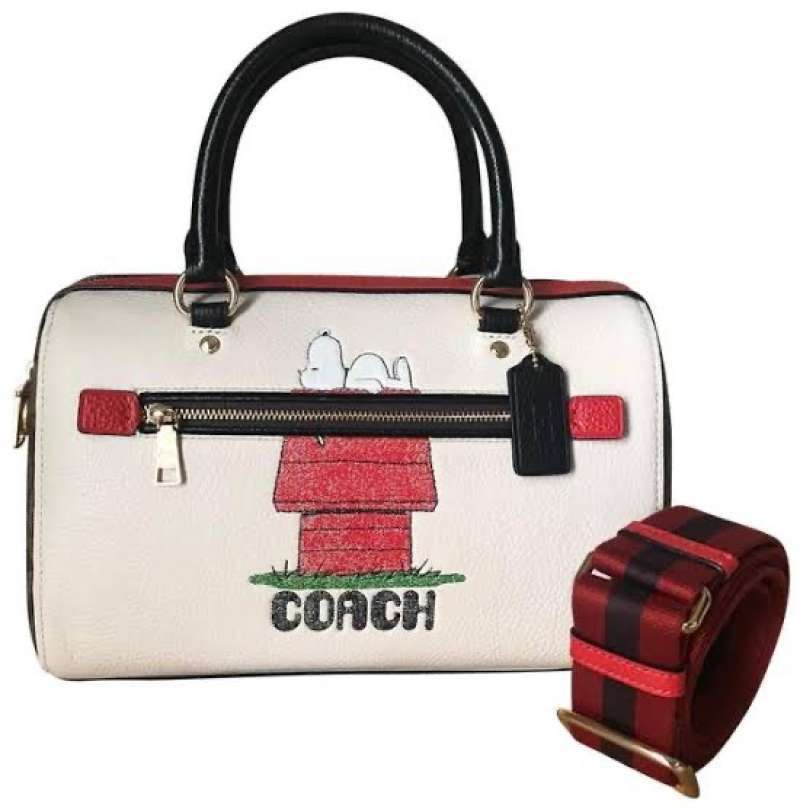 Jual Coach Coach X Peanuts Rowan Satchel With Snoopy di Seller HH ...
