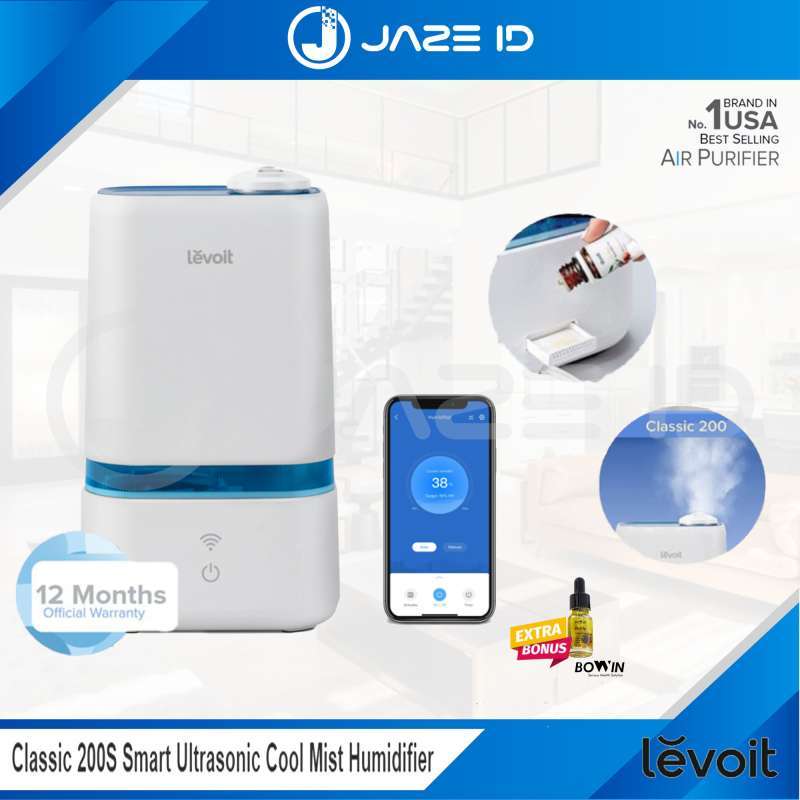 Jual Levoit Classic 200S Smart Ultrasonic Cool Mist Humidifier USA ...
