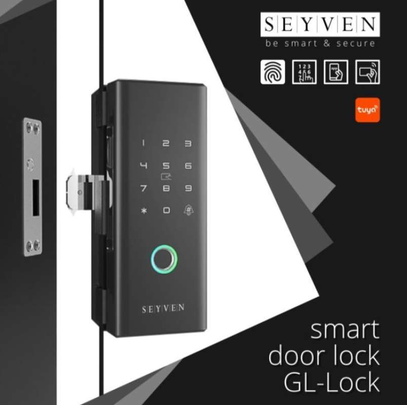 Jual SEYVEN Smart Door Lock Digital Lock with APP Sliding Door Lock ...