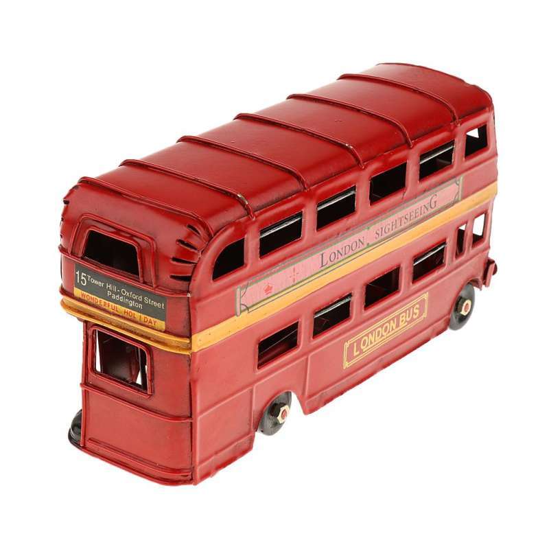 Jual London Bus City Tourist Closed Top Diecast Double-deck Sightseeing ...