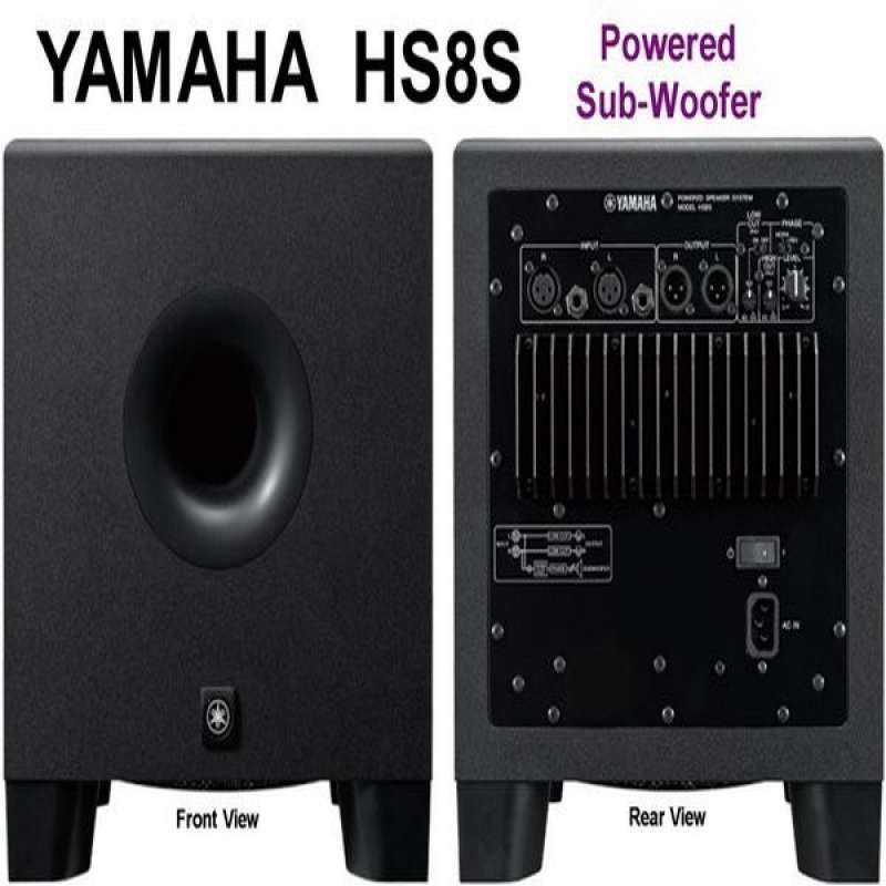 Jual Subwoofer Yamaha Hs8S Hs8 S Actif Subwoofer Monitor Studio Black ...