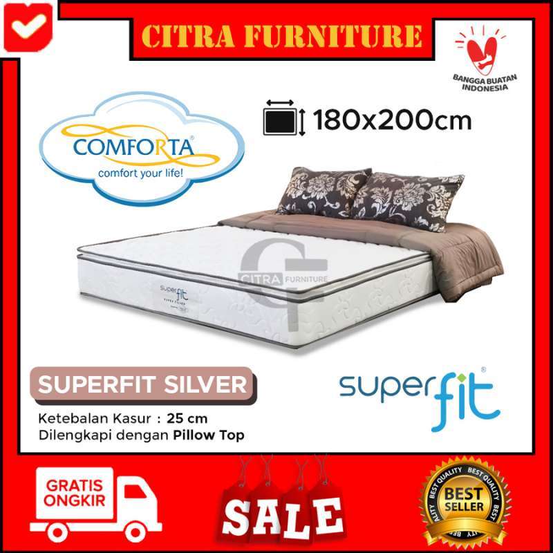 Jual Comforta Spring bed Super Fit Silver 180x200 - Hanya Matras ...