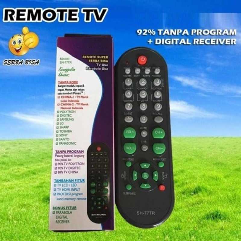 Jual Baru Remote Universal Serba Bisa Untuk Semua Merk TV LED LCD Tabung Remote Murah di Seller ...