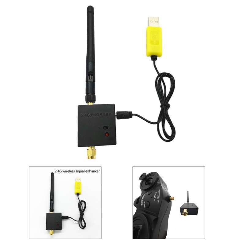 Jual 2.4ghz Wireless Rc Remote Control Signal Booster Amplifier 500 ...