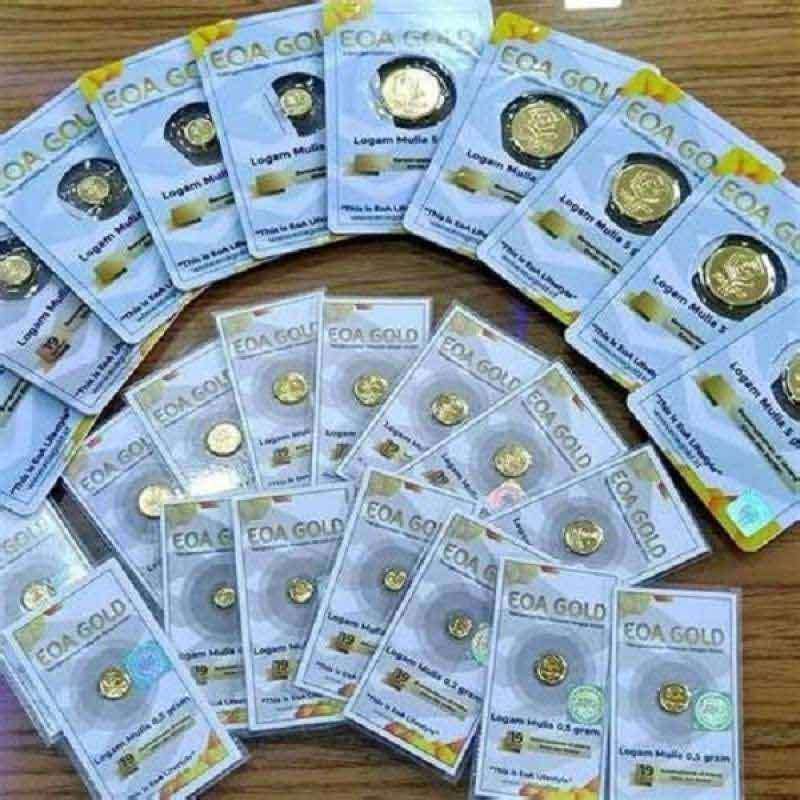 Jual EOA GOLD Ukuran 1 gram / Logam Mulia / Emas mini / emas batangan ...