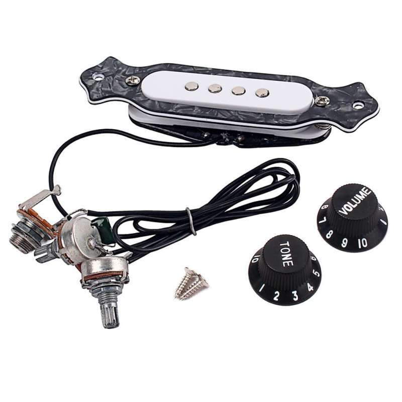 Jual Guitar Sound Pick Up Acoustic Electric Transducer 4 String Coil ...