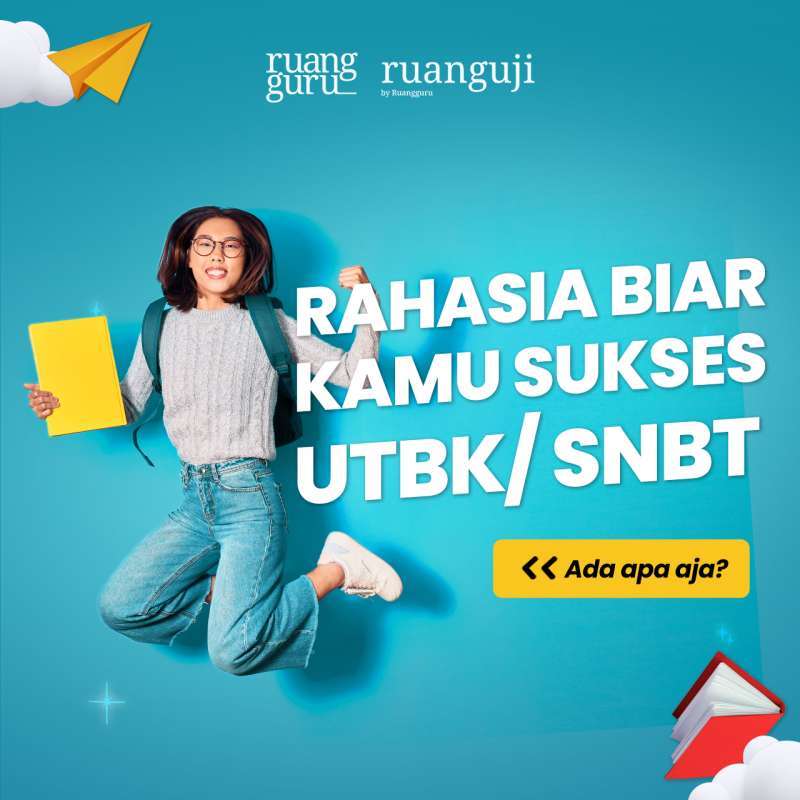 Promo Ruangguru - Tryout Premium Utbk/snbt Ruanguji (10 Kuota) Diskon ...