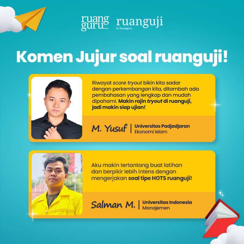Promo Ruangguru - Tryout Premium Utbk/snbt Ruanguji (10 Kuota) Diskon ...