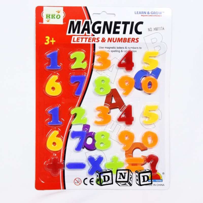 Jual MAINAN ANAK MAGNETIC NUMBER ANGKA SIMBOL MAGNET di Seller Caramel ...
