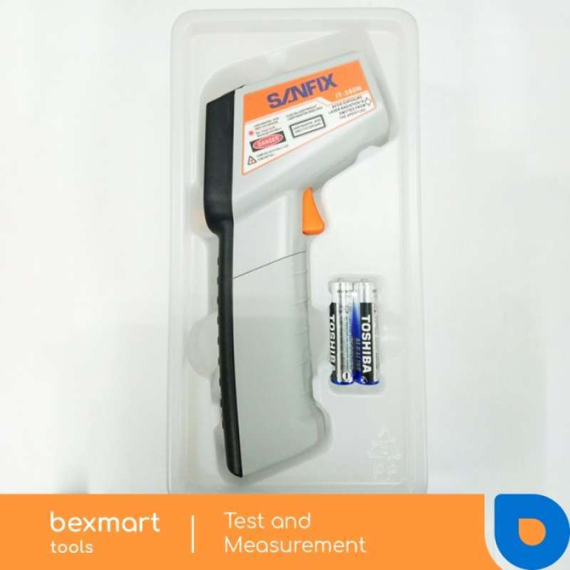 Jual SANFIX IT 380N Infrared Thermometer Digital 8titik Max 365 C di ...