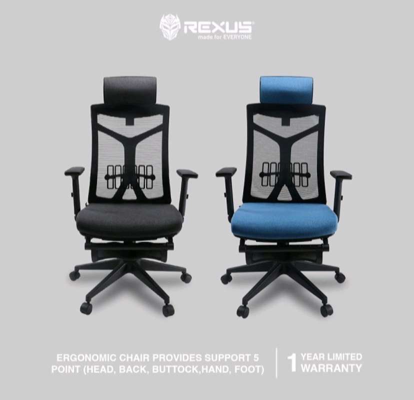 Jual REXUS NC1 Max Ergonomic Gaming Office Chair Original NC 1 Max di ...
