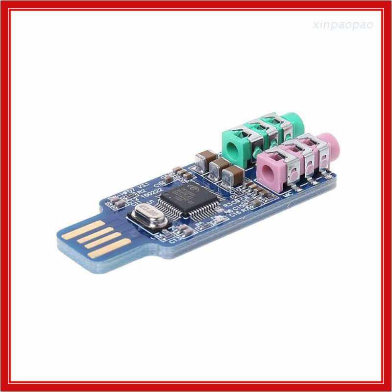 Promo Cm108 Modul Sound Card Eksternal Usb Drive Laptop Komputer Diskon ...