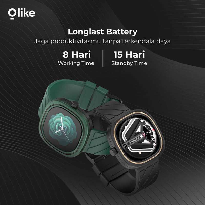 Promo Olike Smartwatch Zeth W5 Jam Tangan Pintar Aluminium Pulse ...