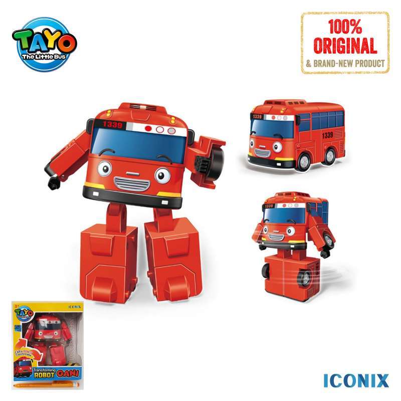 Jual Iconix Tayo The Little Bus Transforming Bus Gani TYX121009 Korean ...