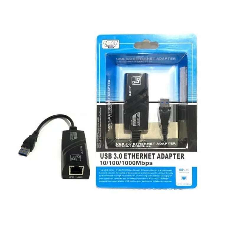 Promo USB 3.0 to LAN Gigabit Ethernet Adapter Up To 10/100/1000 Mbps ...